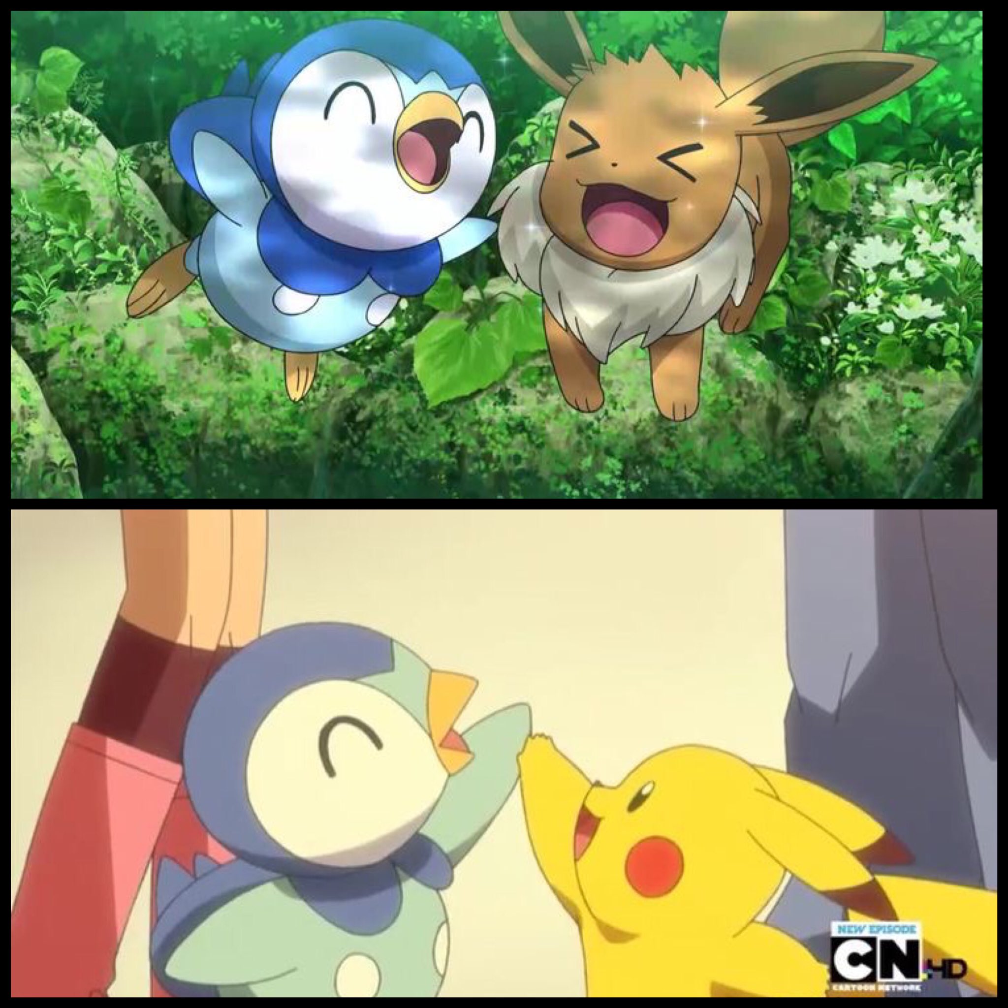 Pokemon Piplup And Pikachu Pikachu, Eevee And Piplup Phone Background