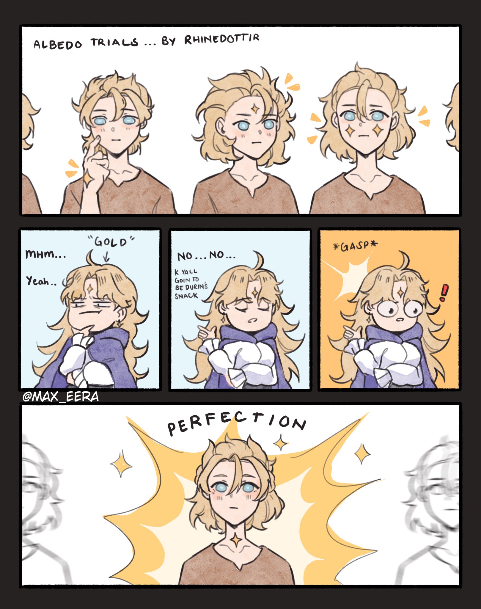 max 🌻comms closed on Twitter: "The making of albedo #genshinimpact https://t.co/6BAecK3jlW ...