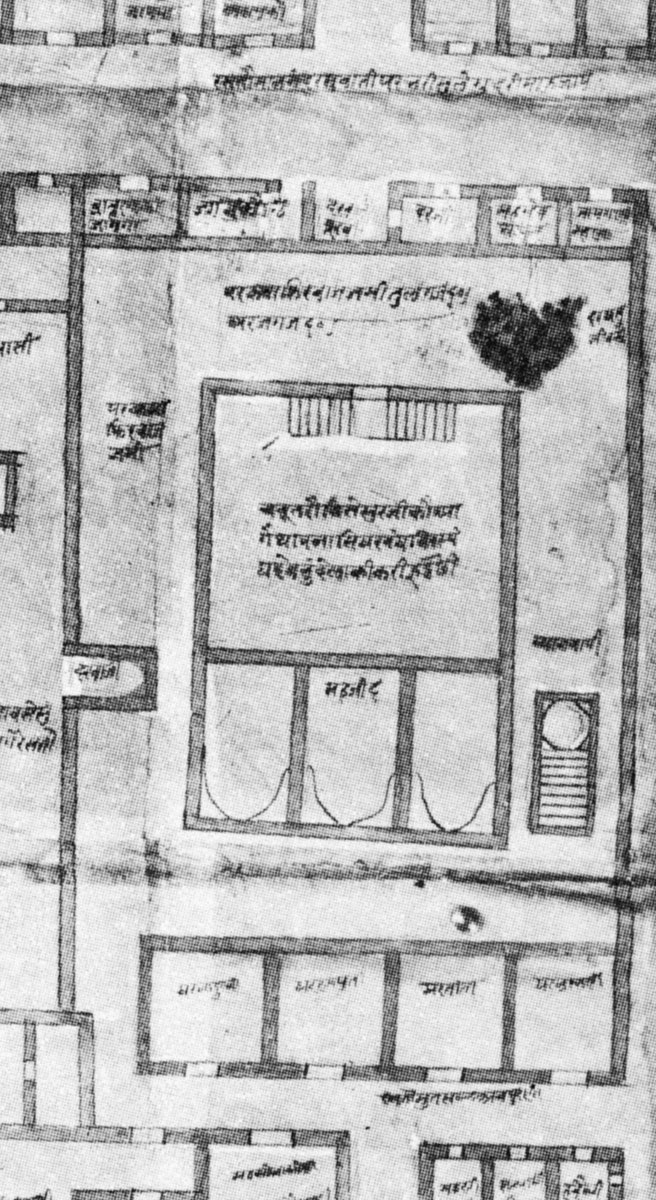 Ayodhya Map of Jaisinghpura is quite known since the court case and all ...