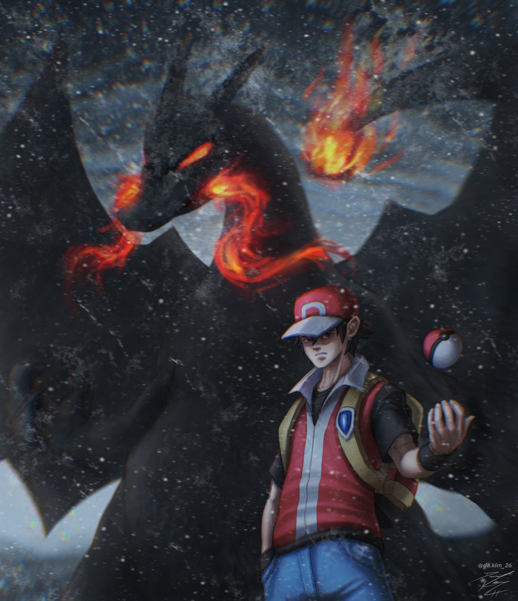 Red Pokemon Trainer Wallpaper