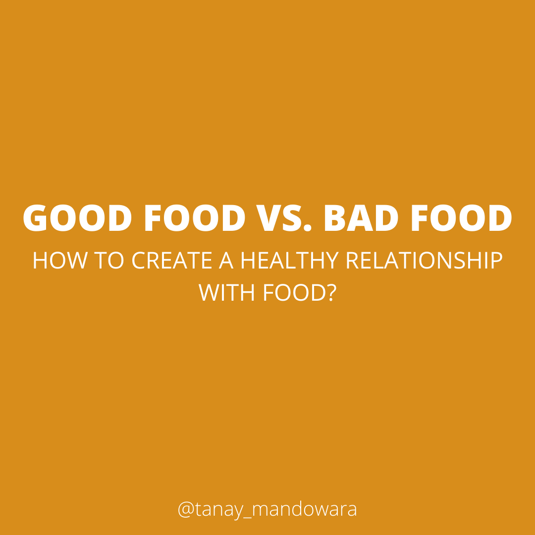 Good foods vs. bad foods mindset is a big debate in the fitness world ...