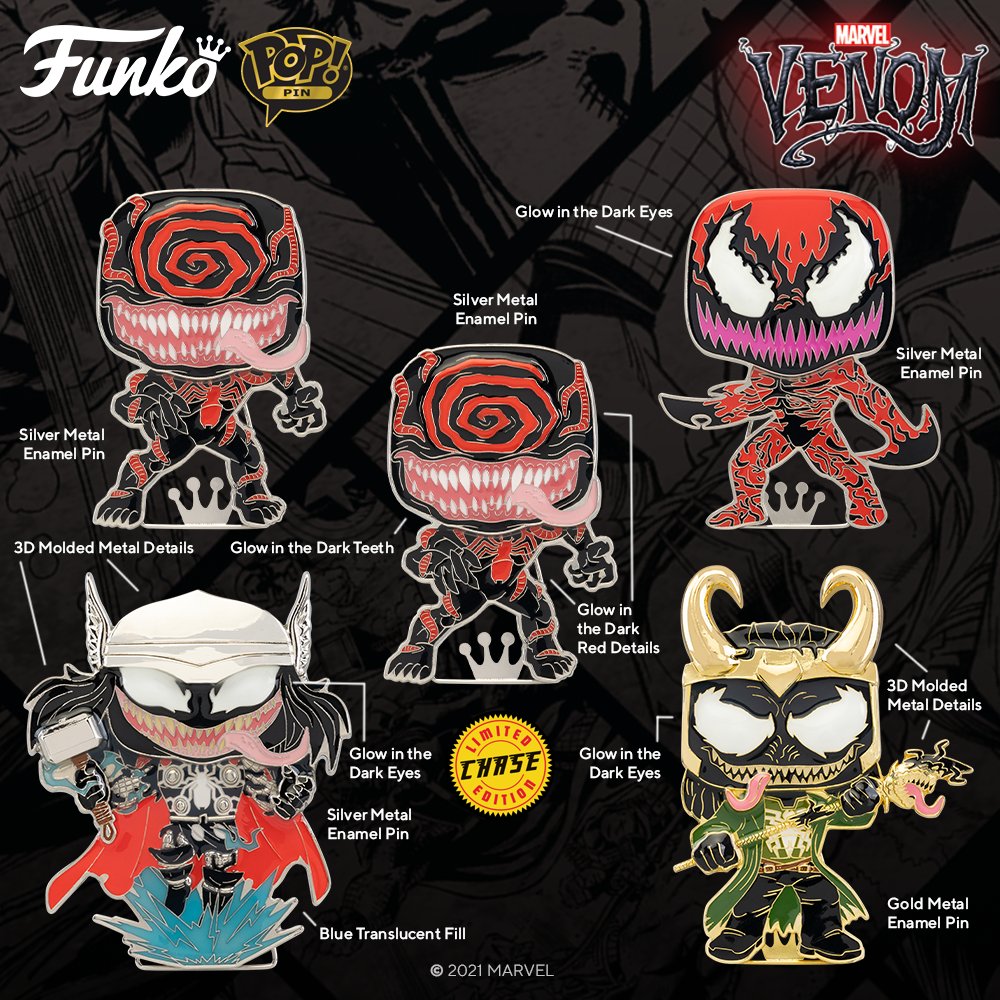 Coming Soon Pop Pins Marvel Venom Preorder Venomized Thor Venomized