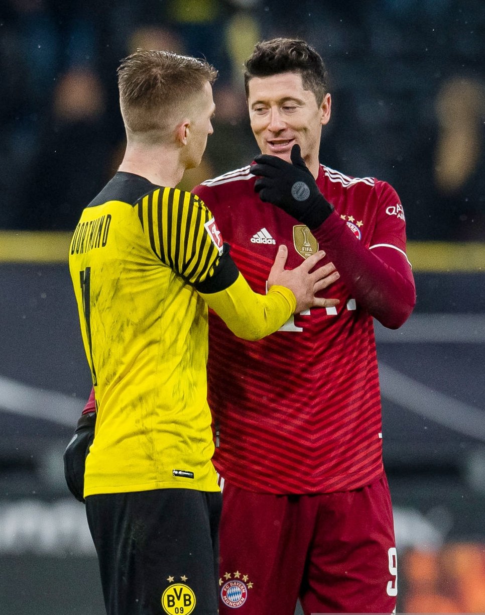 Marco Reus And Robert Lewandowski