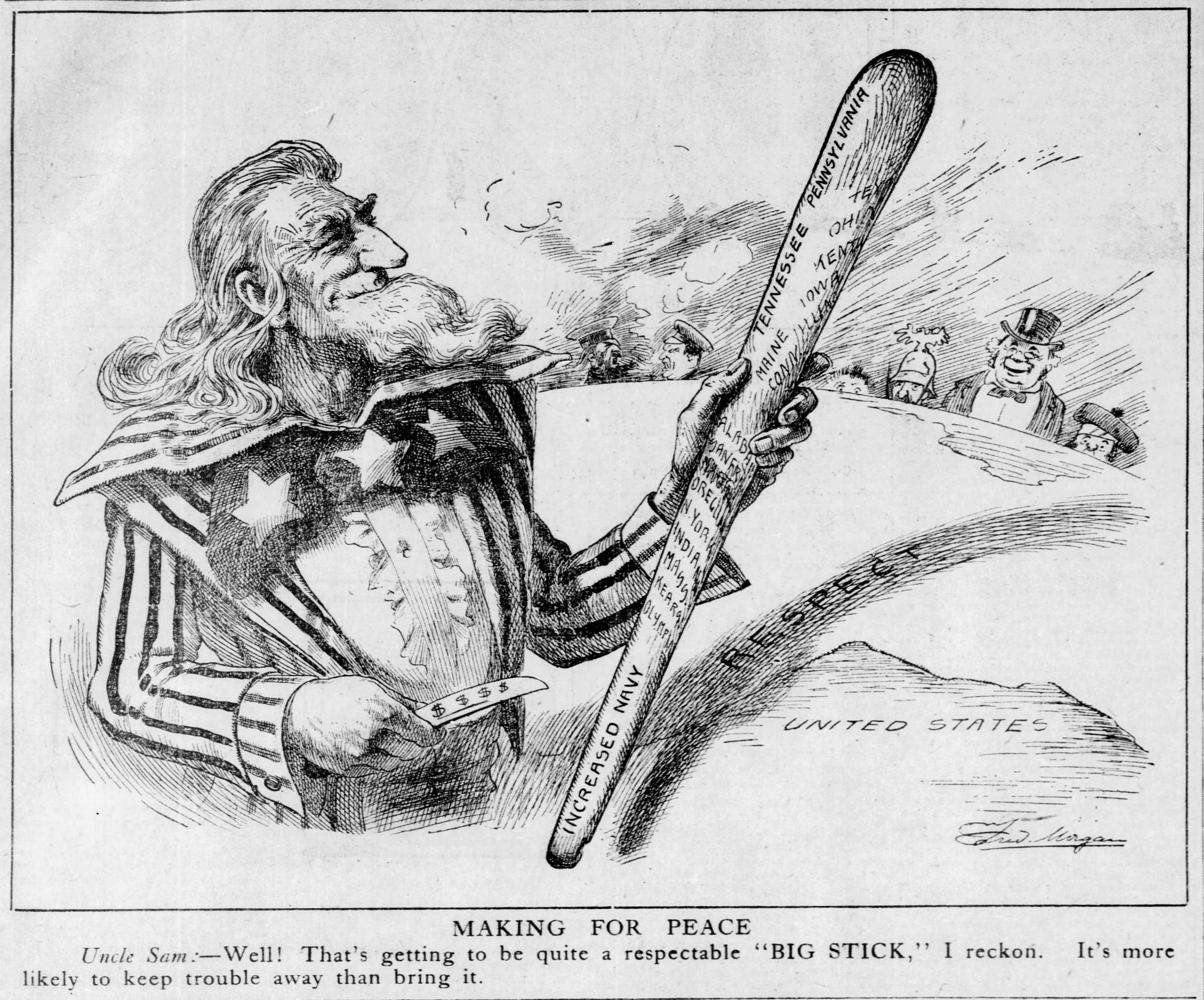 Roosevelt Corollary Cartoon