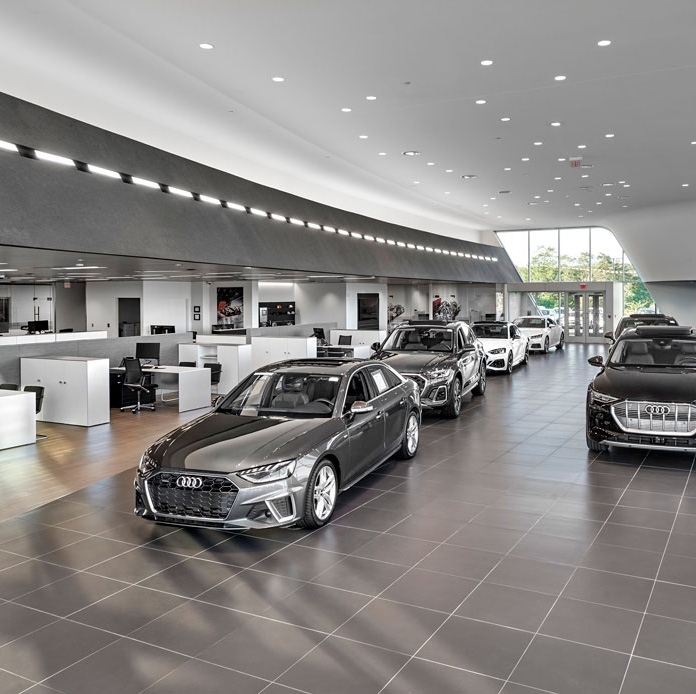 Audi Dealership Inside