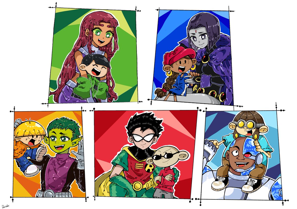 「TEEN TITANS & Kids Next Door 」Danishiの漫画