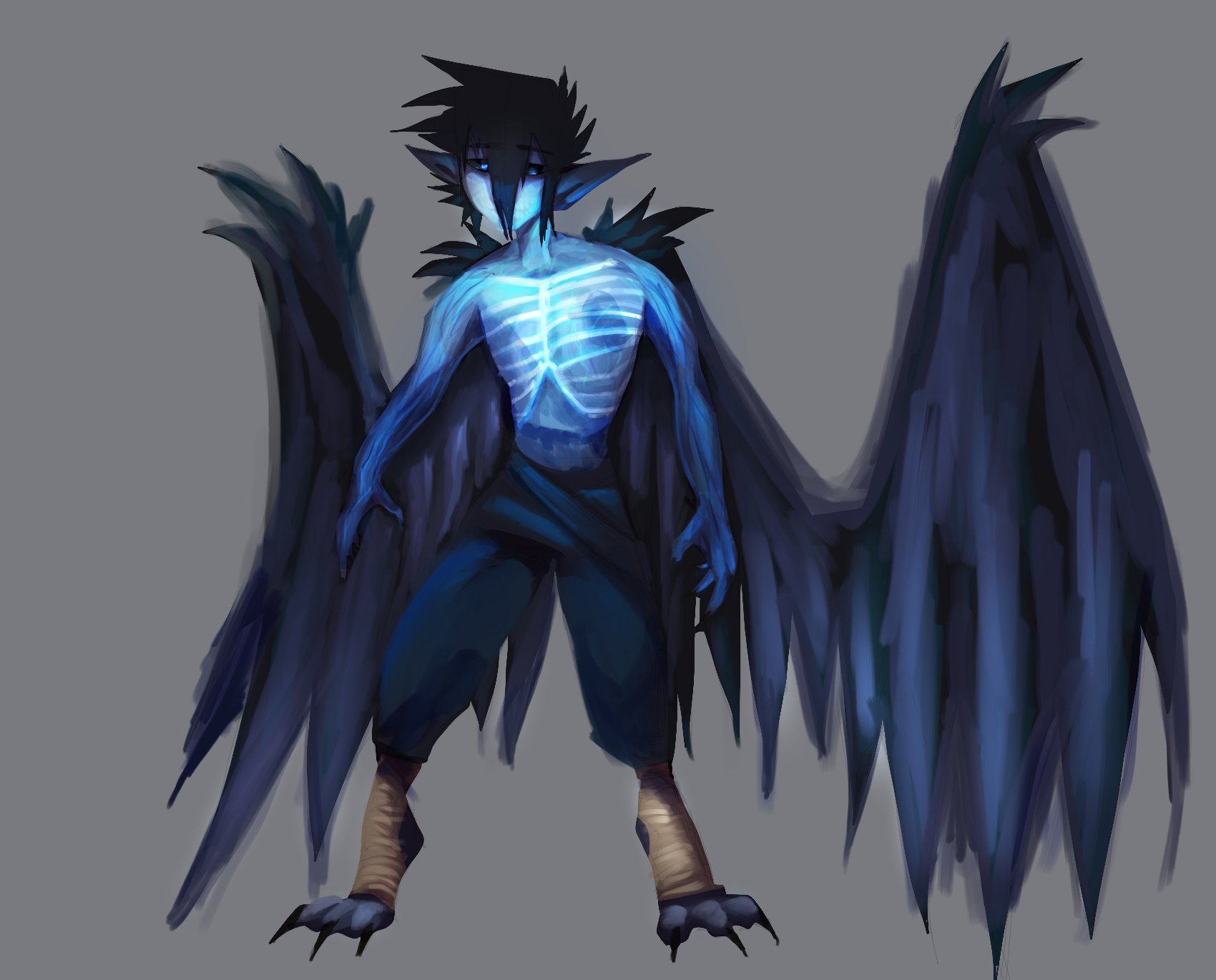 Dragon Human Hybrid Anime Male