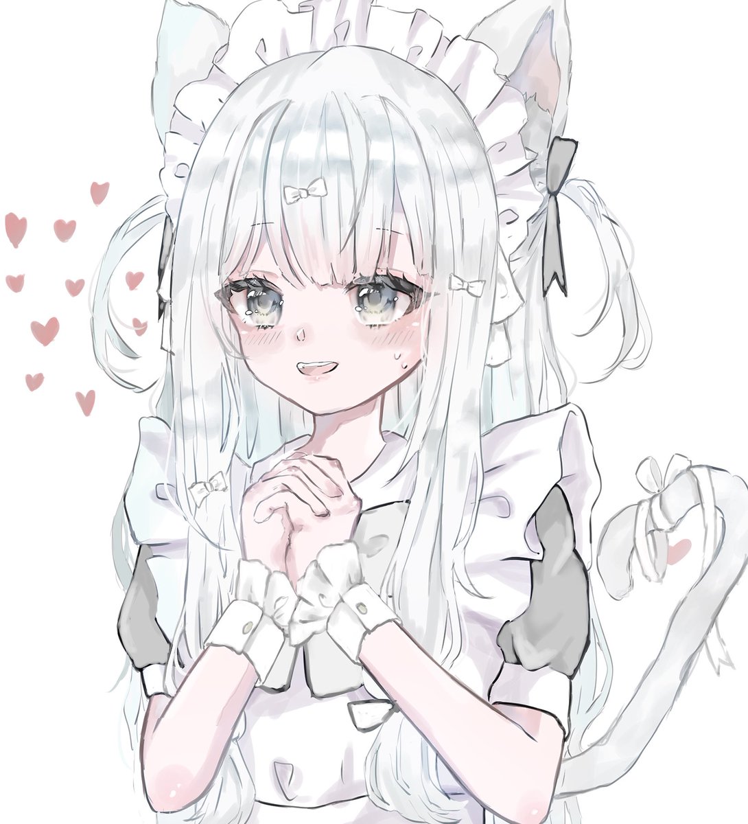 「ご主人様が大好きなメイドちゃん #創作 #イラスト好きな人と繋がりたい #絵描」|えののイラスト