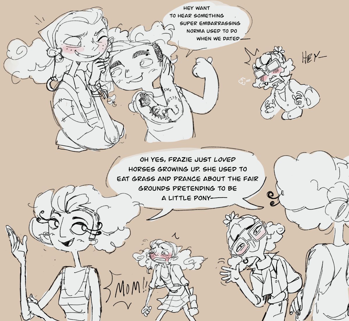 「secret secrets are no fun secret secret」|who ever heard of a sad clownの漫画