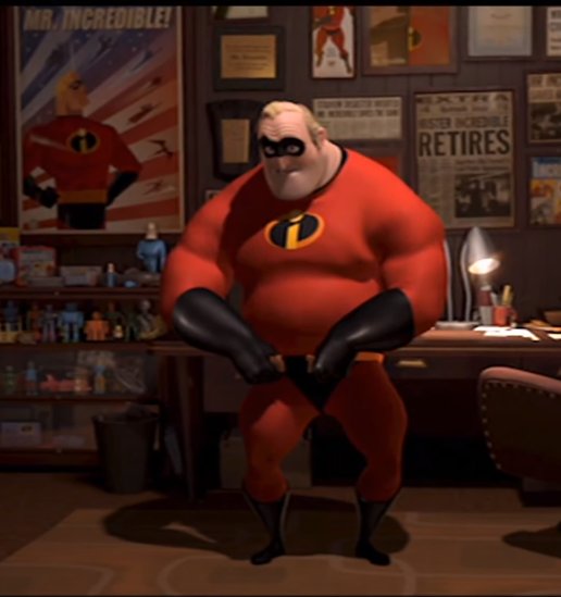 The Incredibles Mr Incredible Fat