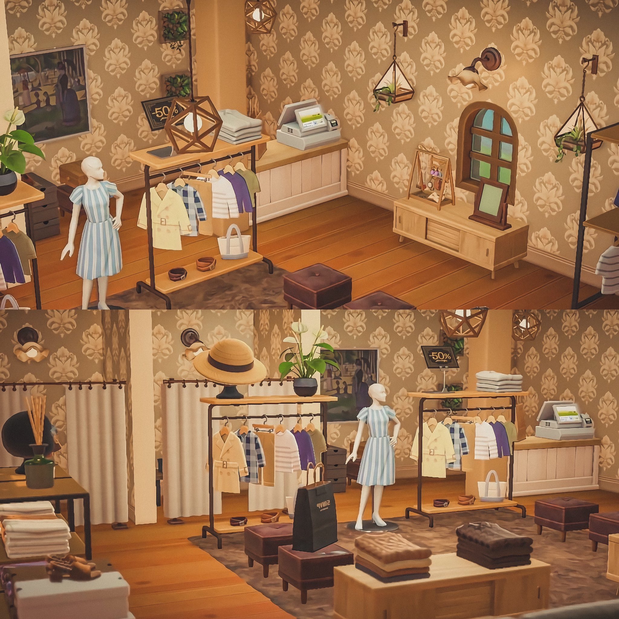 sami 🌱 on Twitter: "the apparel shop 👜 ———— #acnh #HappyHomeParadise https://t.co/WTF0grNymr ...