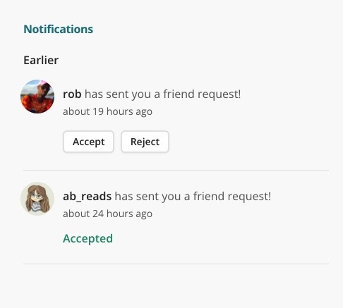 Friend Request Notification