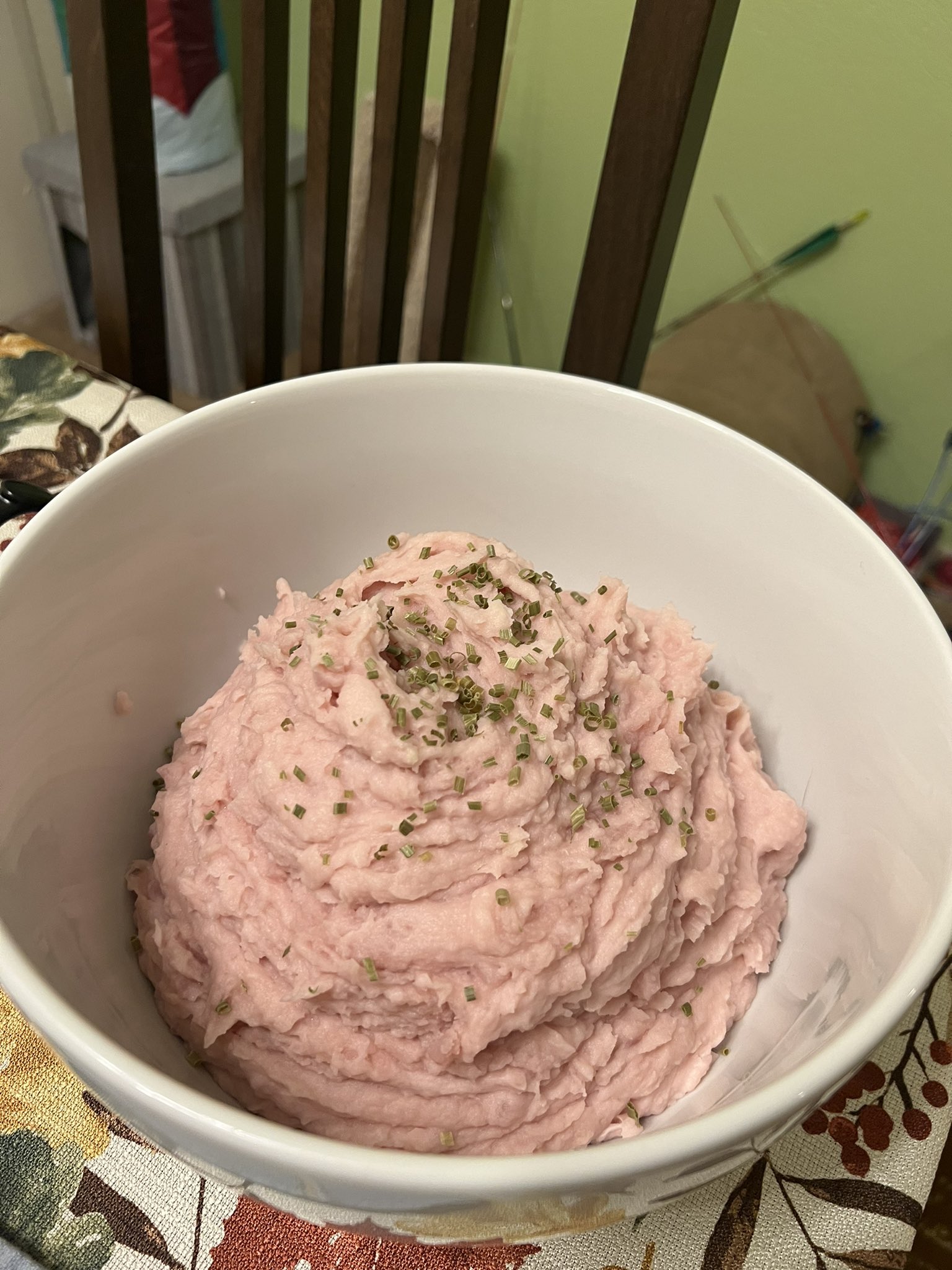 Pink Mashed Potatoes