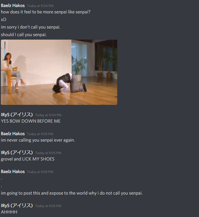 IRyS💎holoEN One Step at a Time & Gravity on Twitter: "w-wait...I CAN EXPLAIN😱" / Twitter