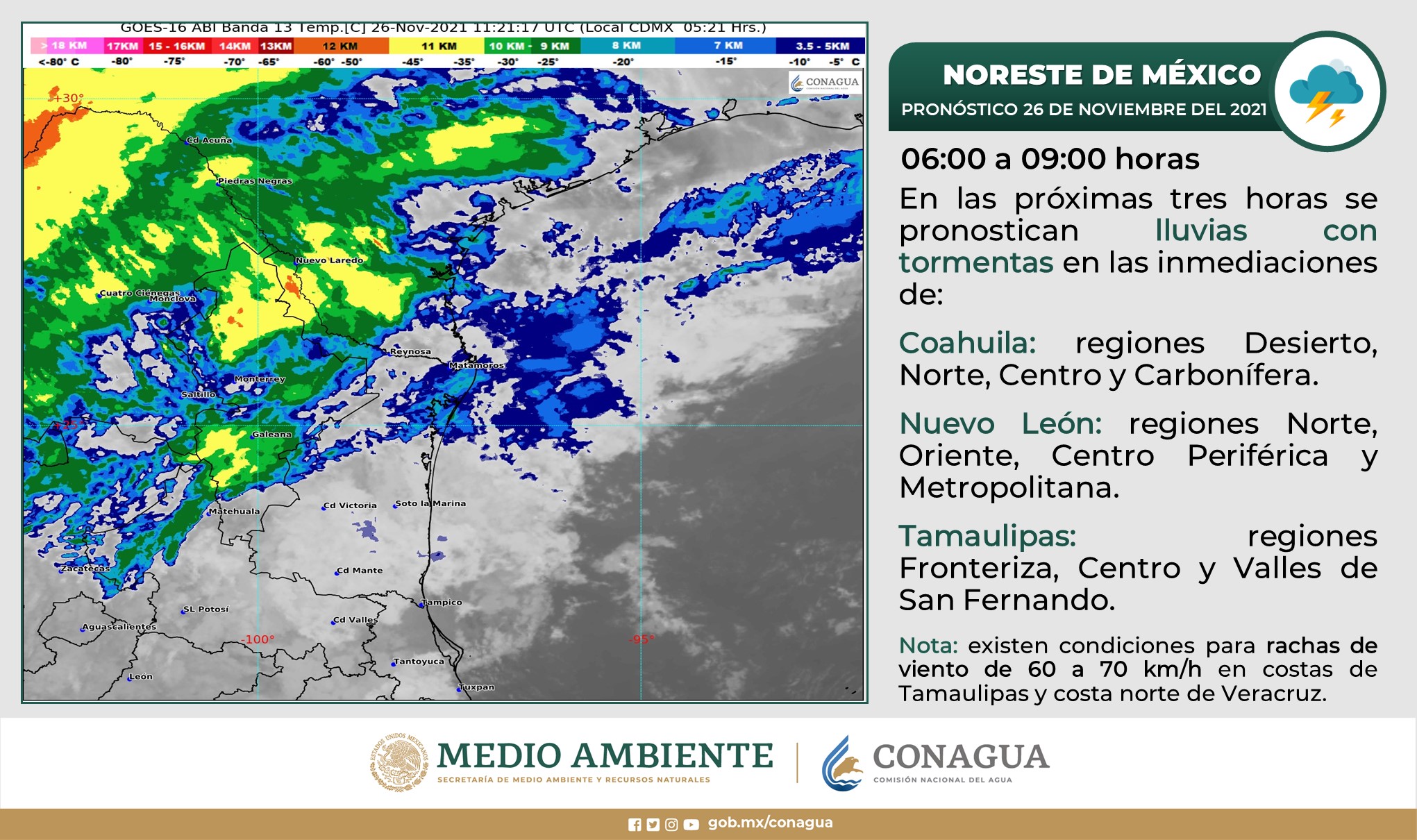 Clima en Tamaulipas. Pronóstico del tiempo hoy 26 de noviembre- Grupo ... Clima en Tamaulipas. Pronóstico del tiempo hoy 26 de noviembre- Grupo ...