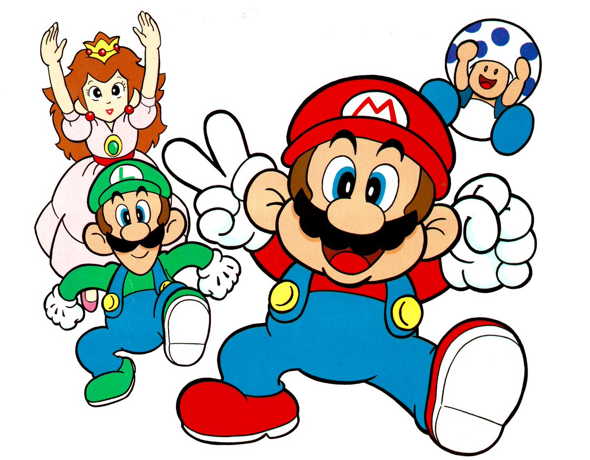 Super Mario Bros. 2 artwork created for Nintendo Power - Super Mario ...