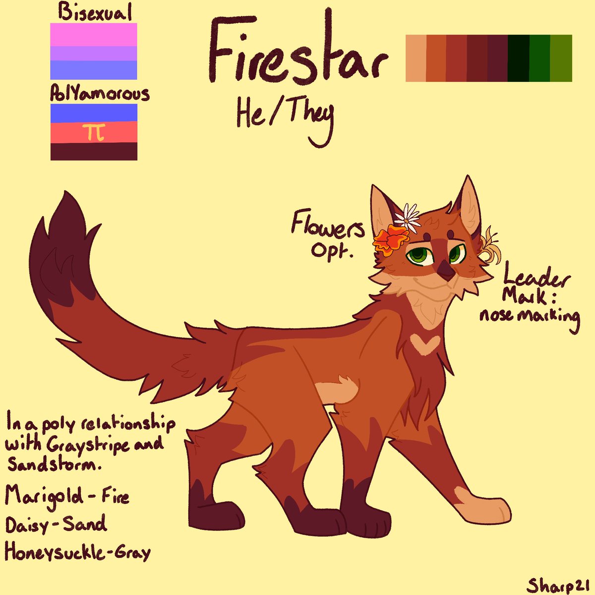 Firestar And Graystripe And Sandstorm