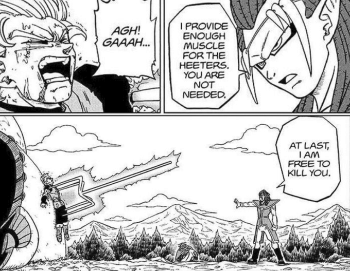 Gas Insults Granolah Before Threaten.. | Dragon Ball Manga Panels さんの ...