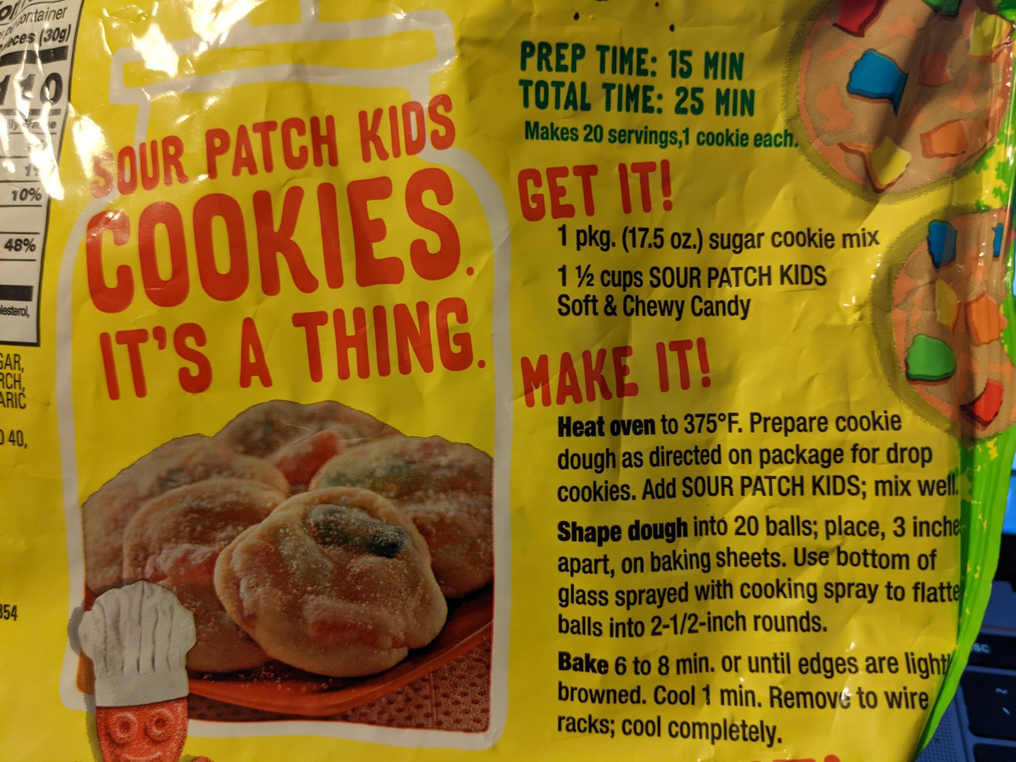 Sour Patch Kids Cookies