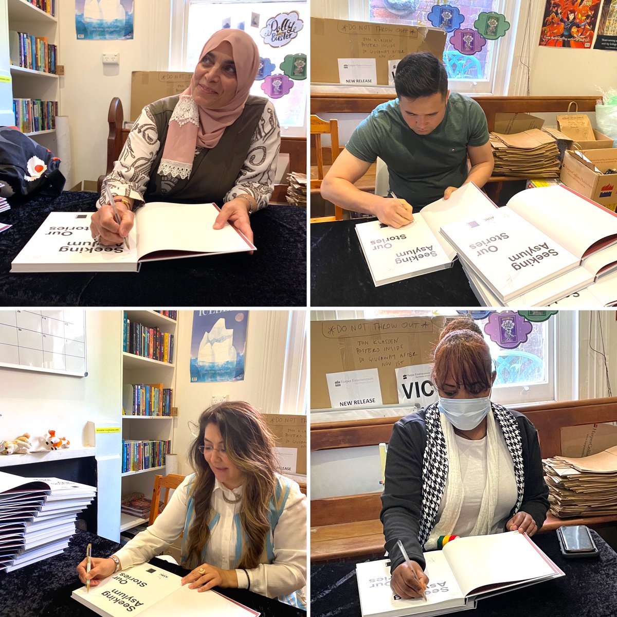 These 4 courageous and generous humans, Aheda, Batoor, Nadira and ...