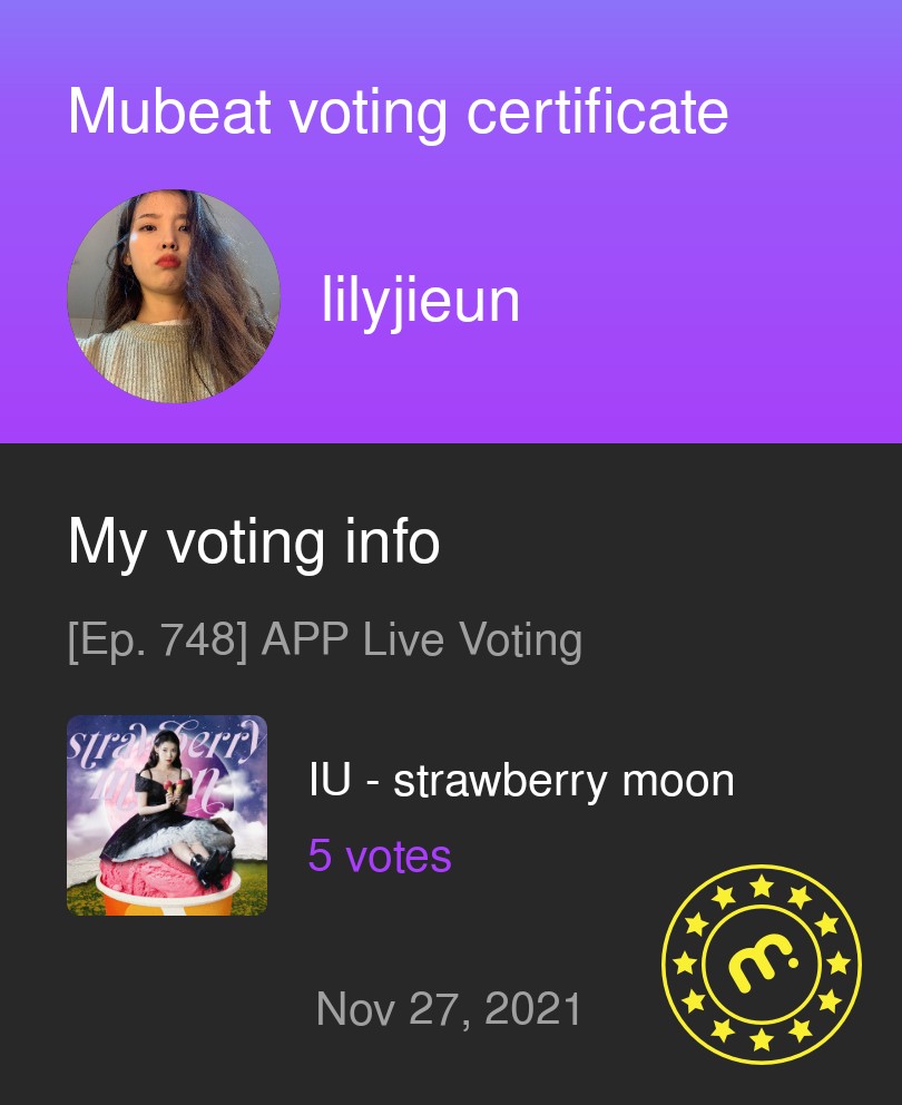 Vote Strawberry Moon!! #IU #아이유 @_IUofficial #UAENA https://t.co/A9fscmogf2 #iu #아이유 #uaena 🍓🌝 ...