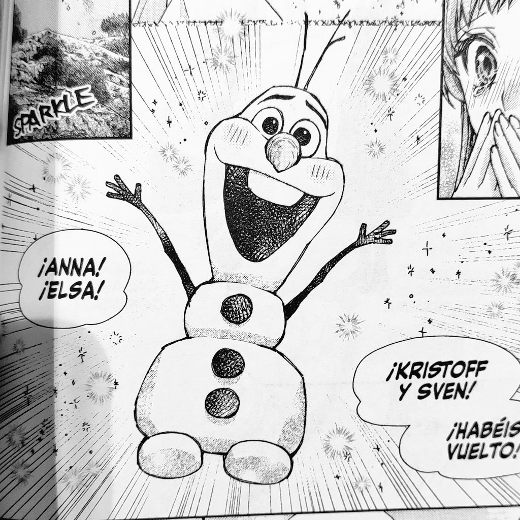 Frozen Olaf Manga