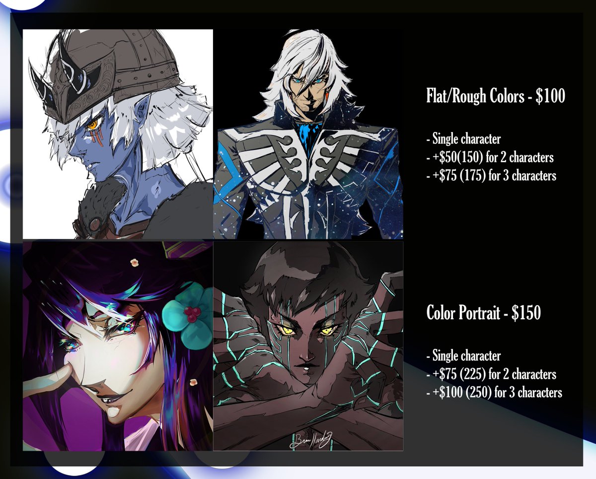 「Commission info. Please give me a day or two to respond (unl」Brian Harding | Commissions Open ...