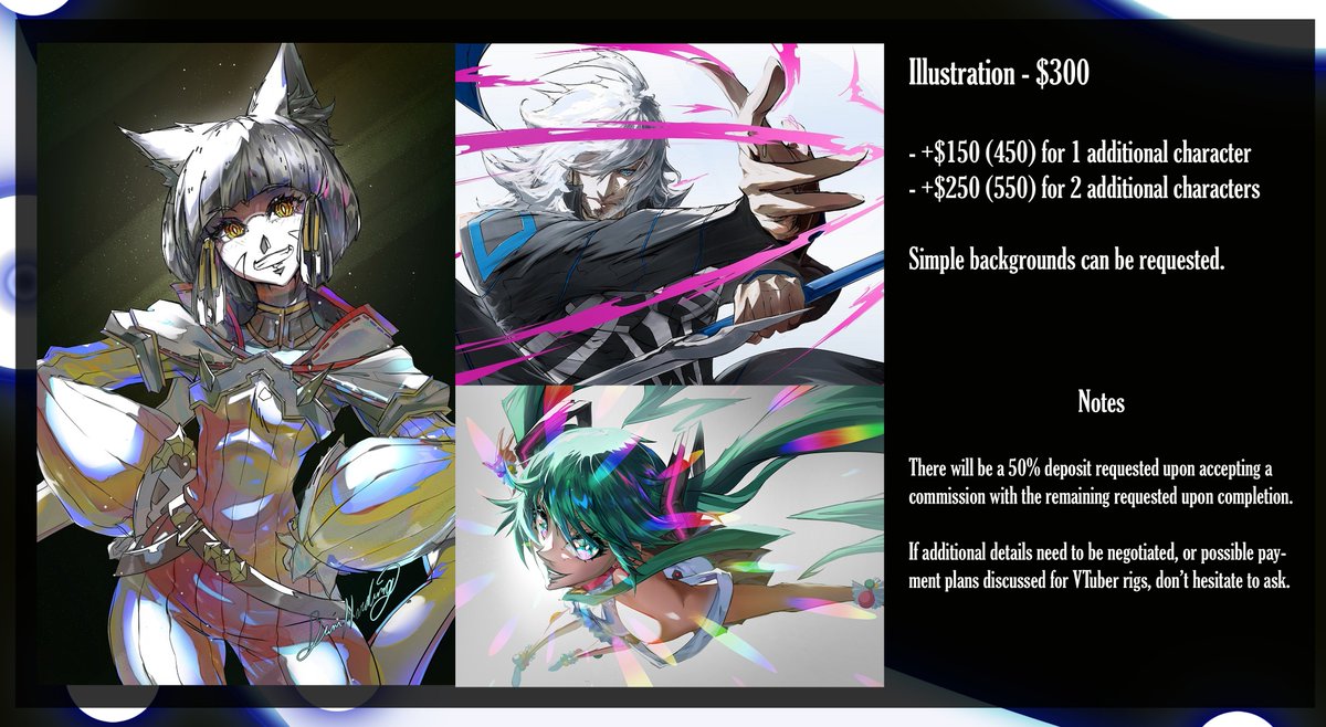 「Commission info. Please give me a day or two to respond (unl」Brian Harding | Commissions Open ...