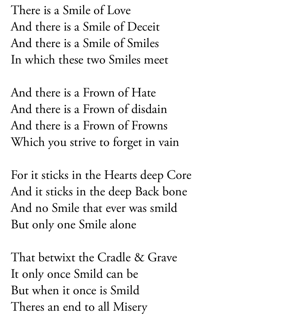 Famous Poems About Smiles