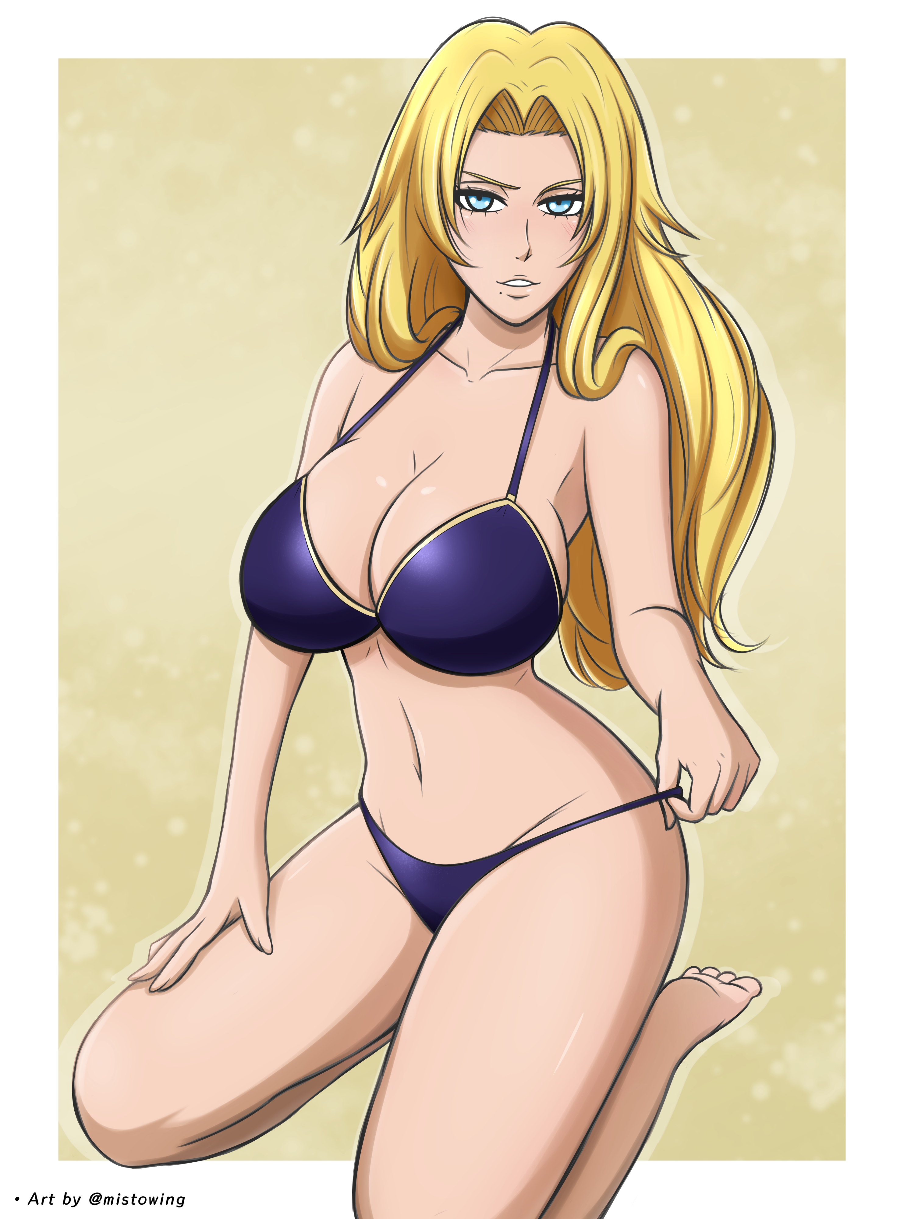 Mistowing on Twitter: "Hi, i'm back 😀 Is it too late for a swimsuit Rangiku? https://t.co ...
