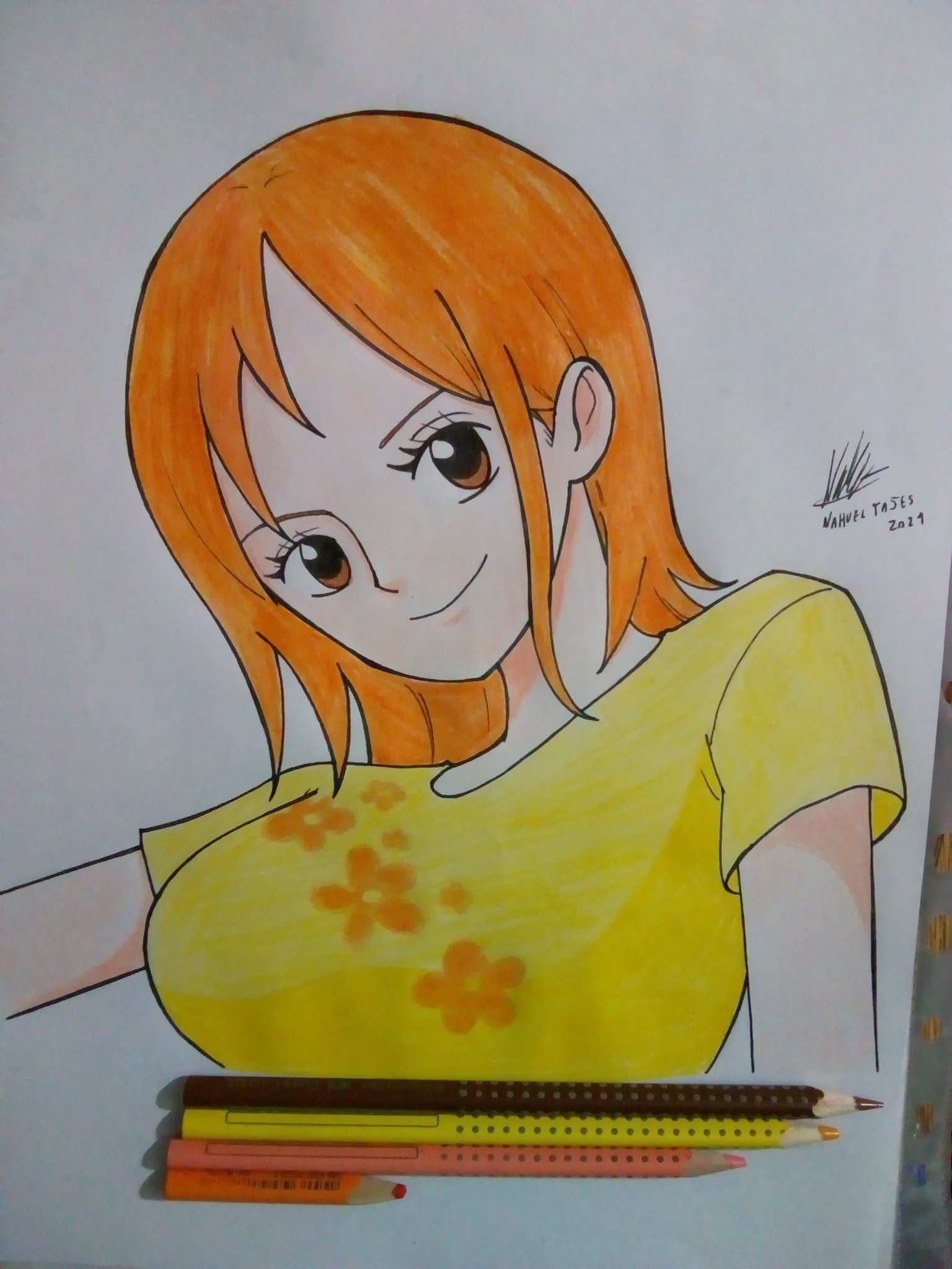 One Piece Nami Drawing