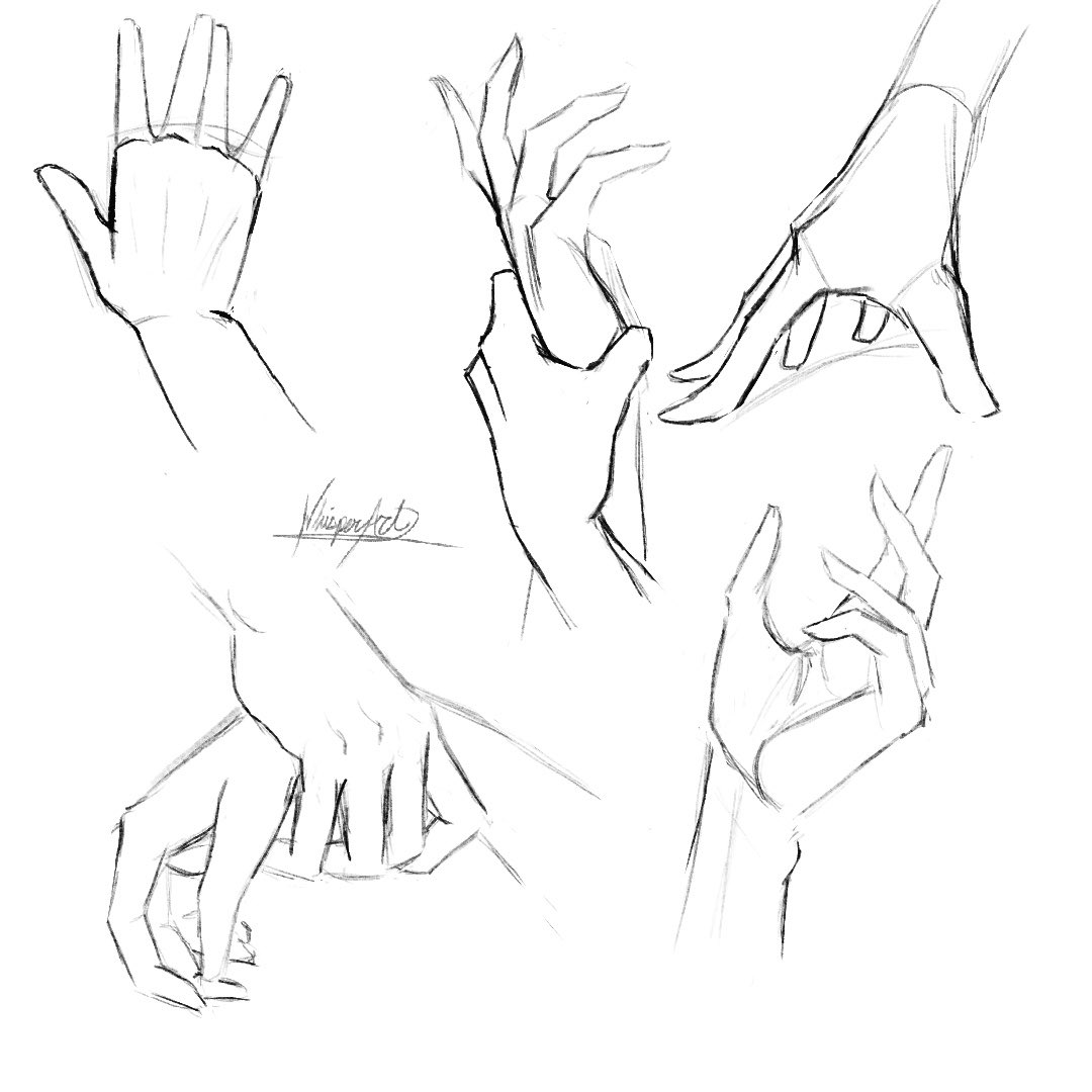 Anime Hands Sketch