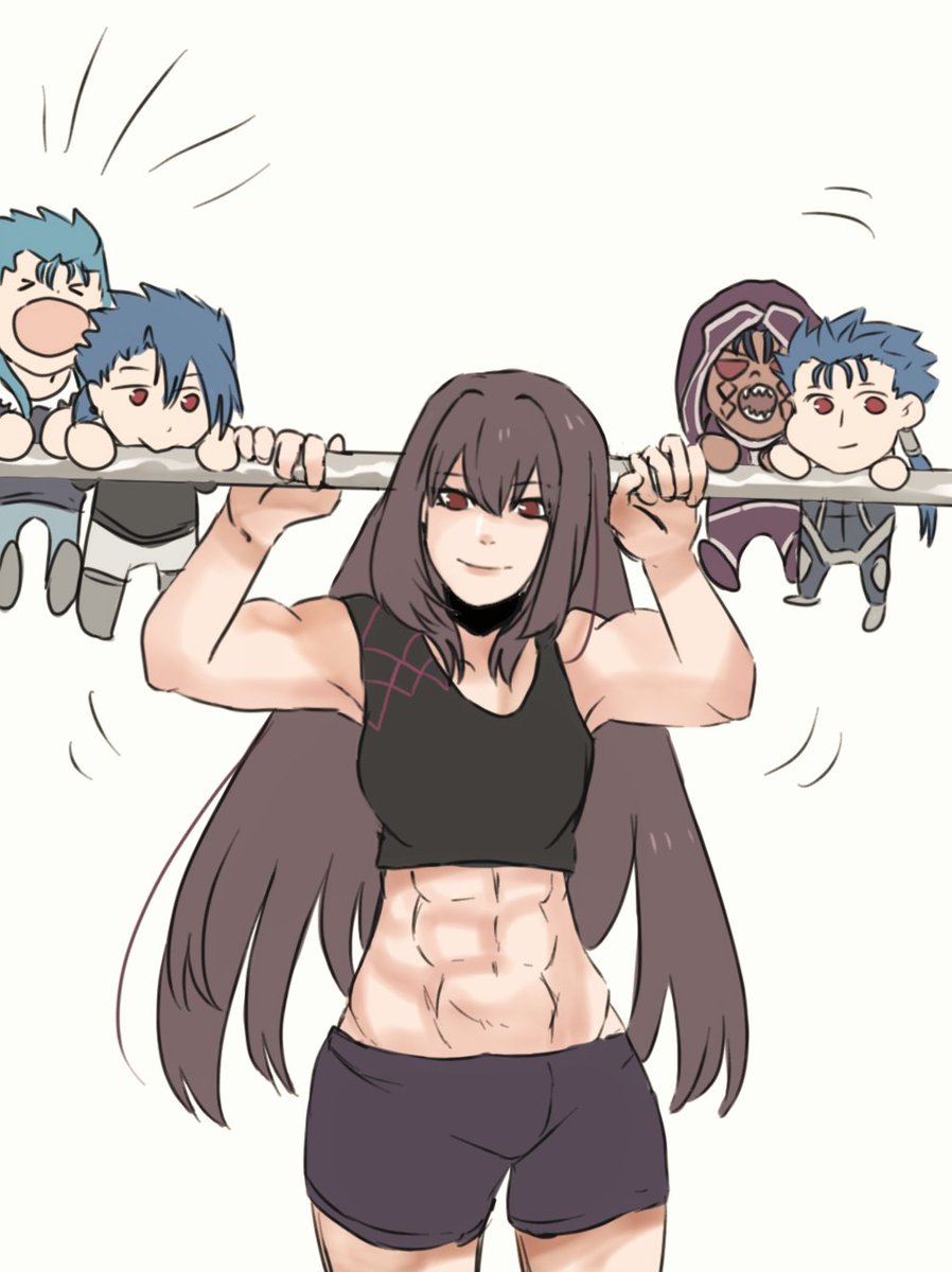 「BUFF SCATHACH AND A LANCER ARTORIA #FGO 」Lyospheの漫画