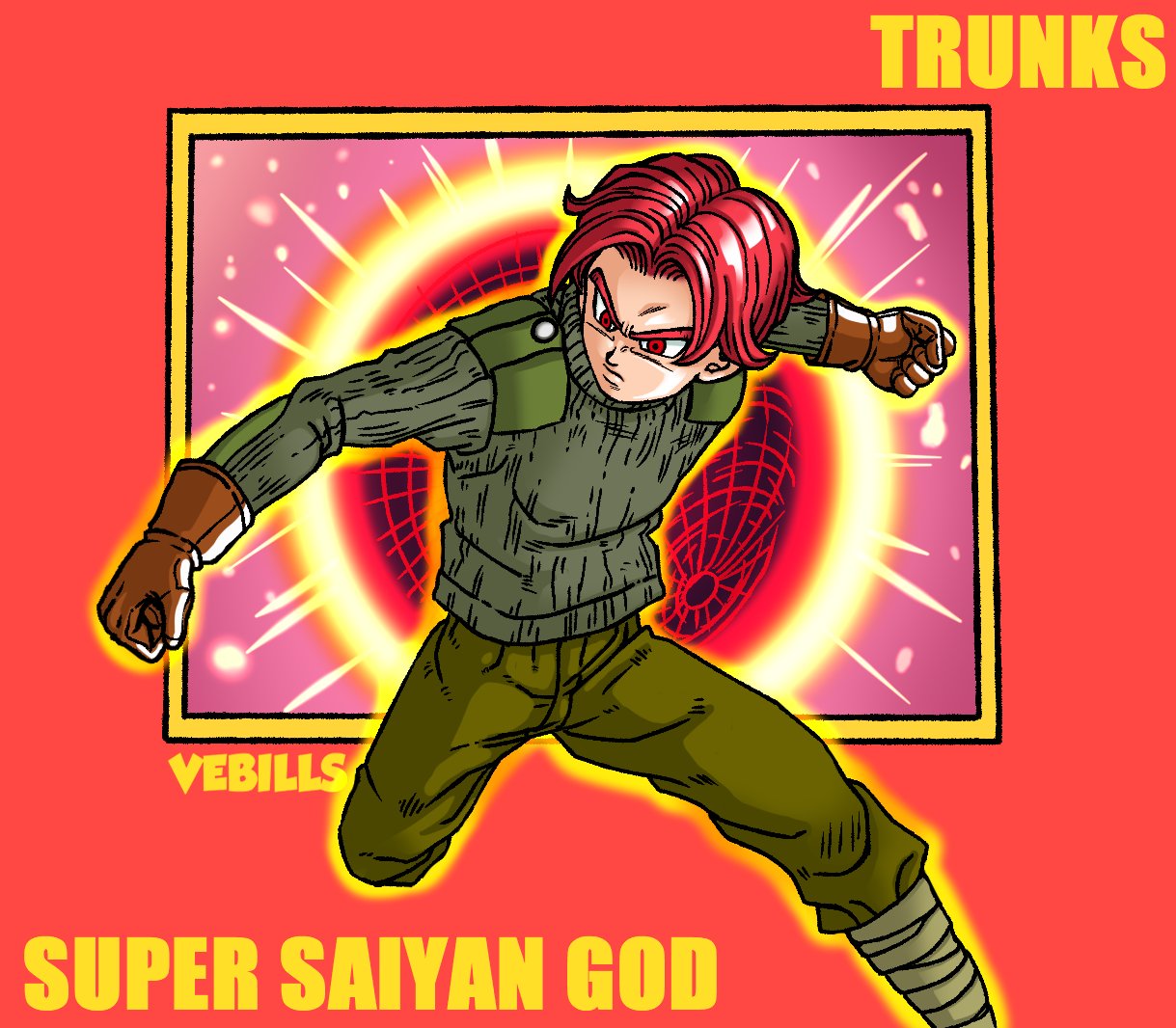Future Trunks Super Saiyan God