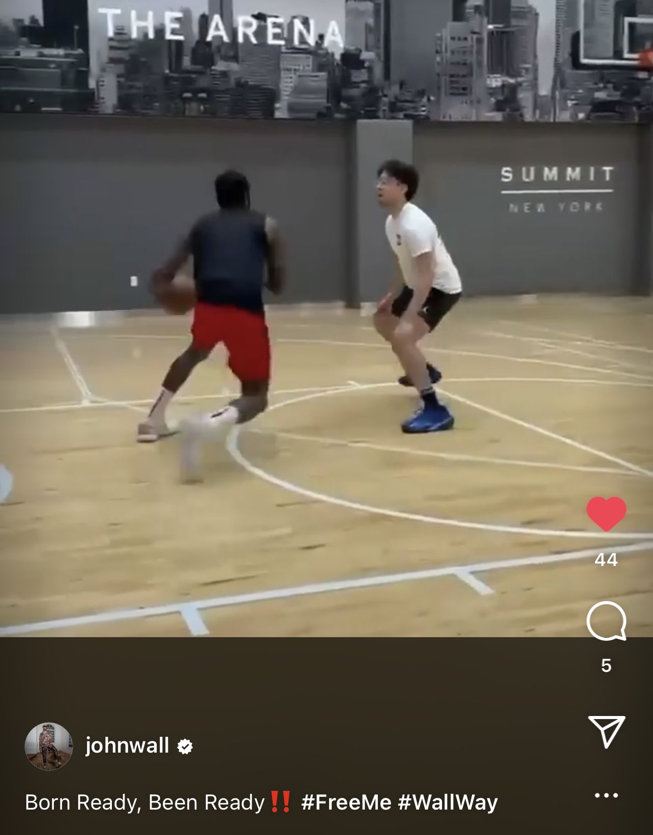 Quinton Mayo on Twitter: "John Wall on Instagram: “Born Ready, Been Ready #FreeMe”…