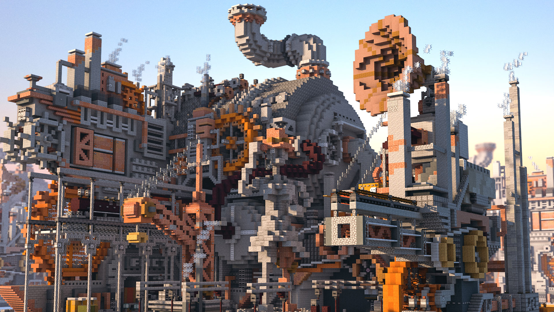 Steampunk Architecture Minecraft