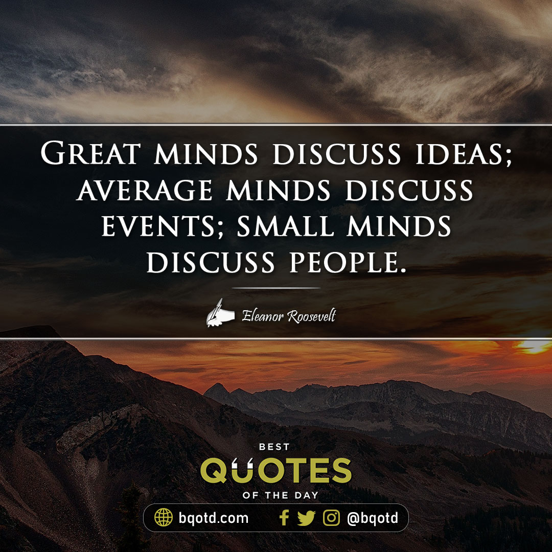 Great Minds Discuss Ideas Sign