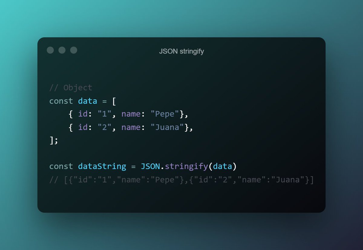 Cuál es la diferencia entre JSON y un objeto de JavaScript? 🧵 - المسلسل ...