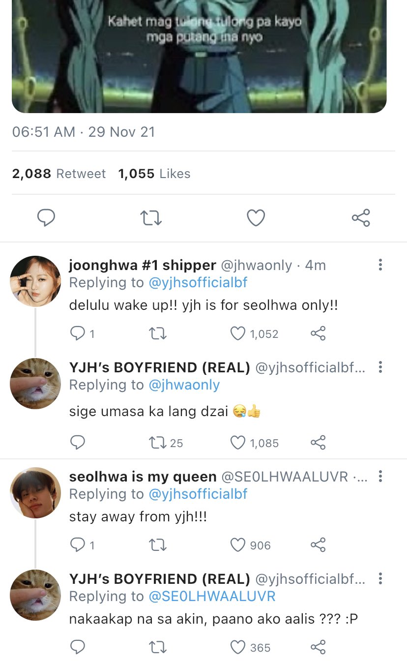 blue /writing on Twitter: "#joongdok filo socmed au except for their friends and families, no ...