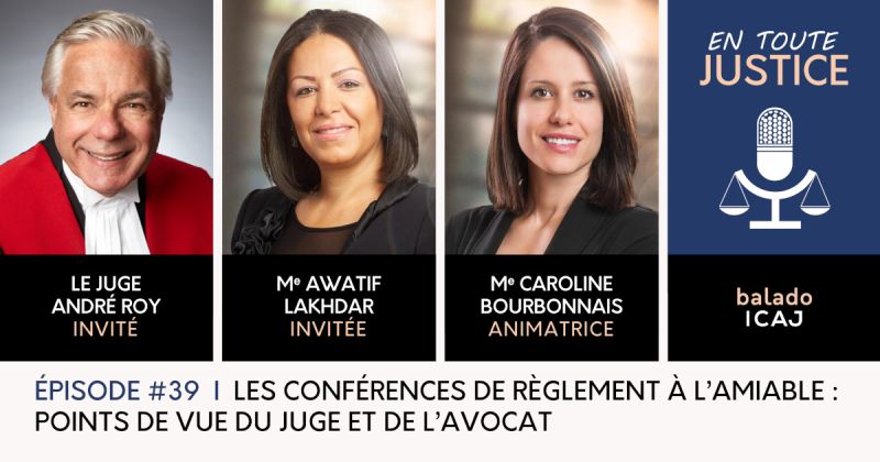 Lavery on Twitter: "For the 39th episode of the @CIAJ_ICAJ podcast, our professionals, Caroline ...