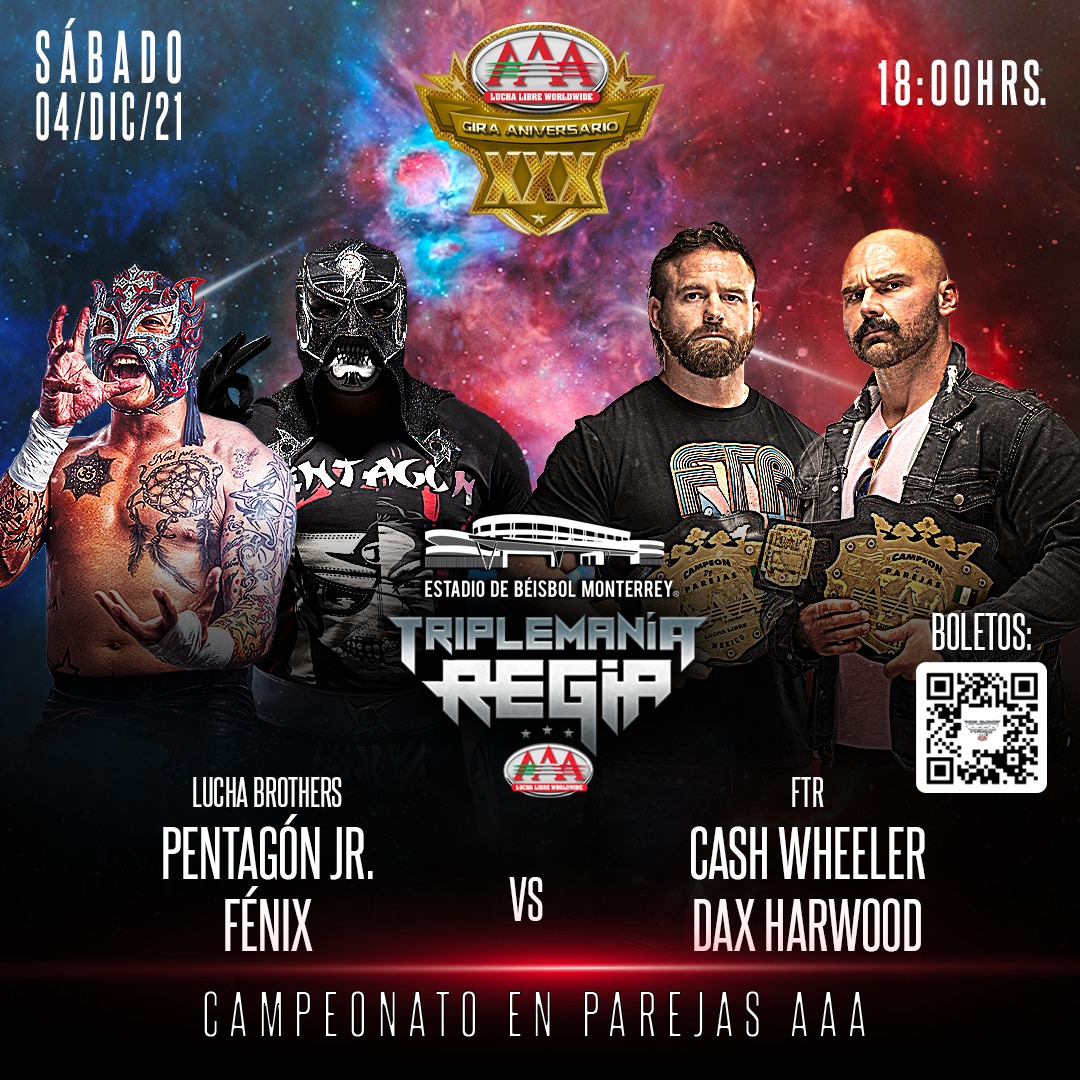 Lucha Libre AAA Worldwide on Twitter: "¡El título está en juego! 🔥 Los Lucha Brothers y FTR se ...