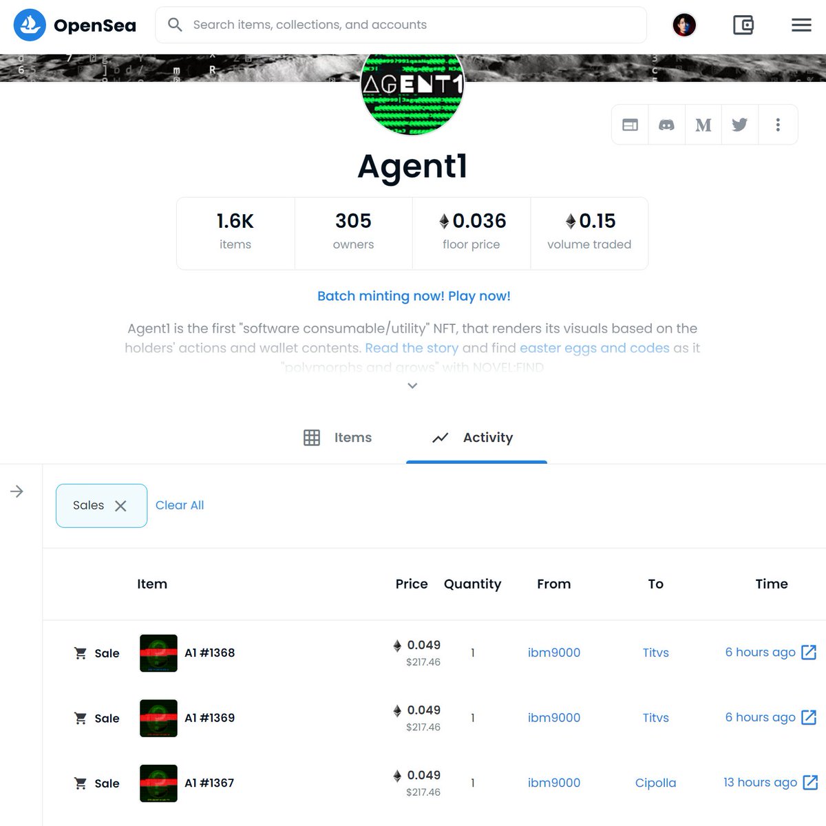 #Agent1XYZ hashtag on Twitter