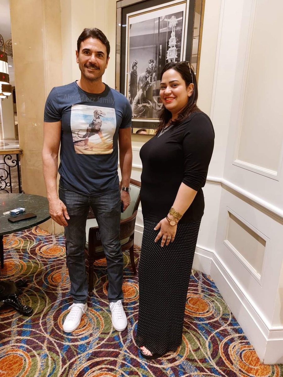 Ahmed Ezz And His Wife