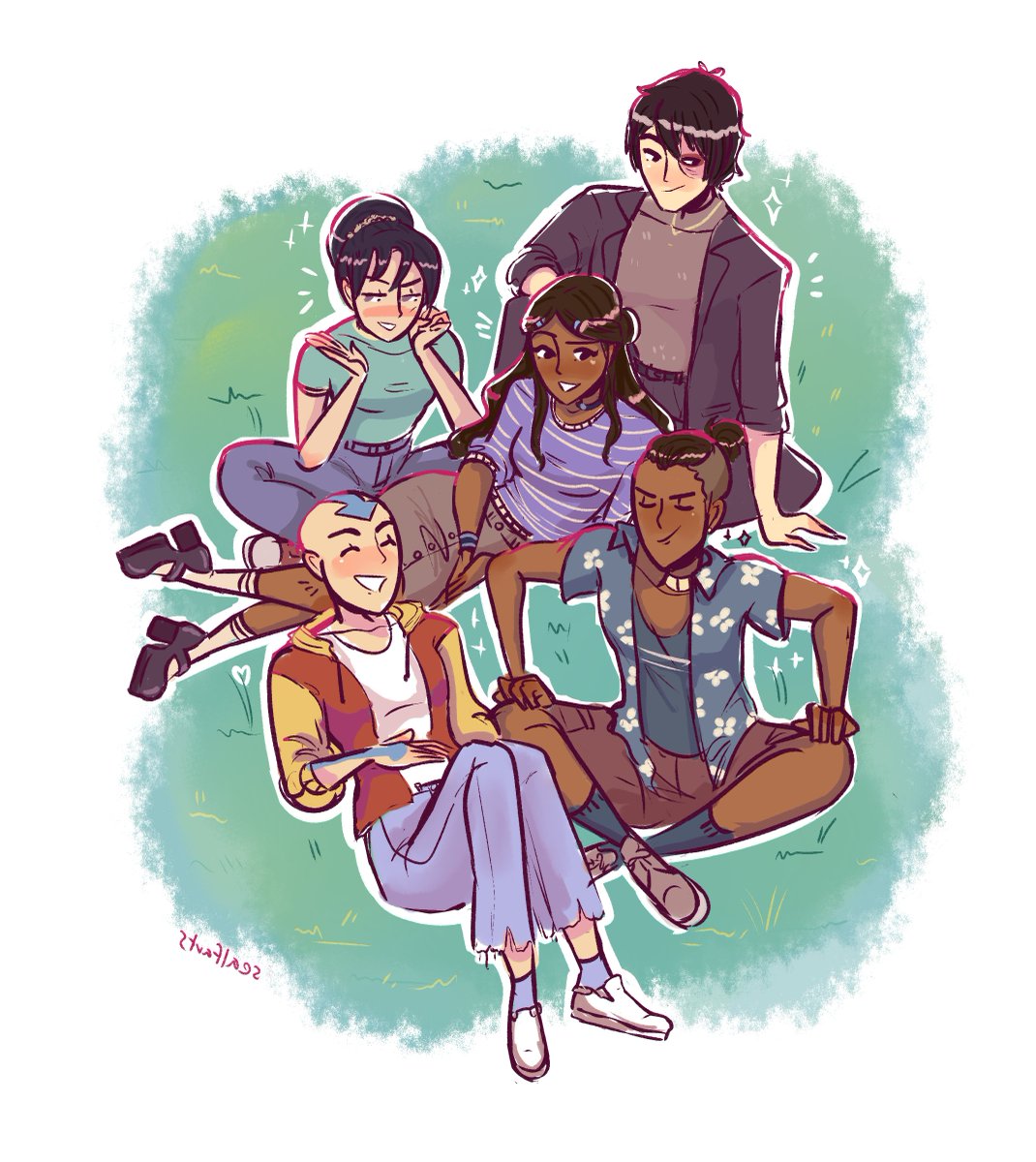 「gaang - kinda last minute print! #atla 」|its mariel sealfarts @ store ...