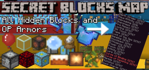 MCPEDL on Twitter: "Secret Blocks Map - Map - https://t.co/QKjLCnS4mZ - By MrSPiRfor1 https://t ...
