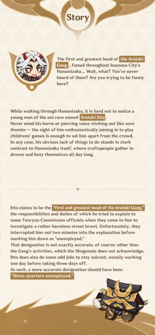 Genshin Impact Itto: Voice actors, release date, abilities, favorite ...