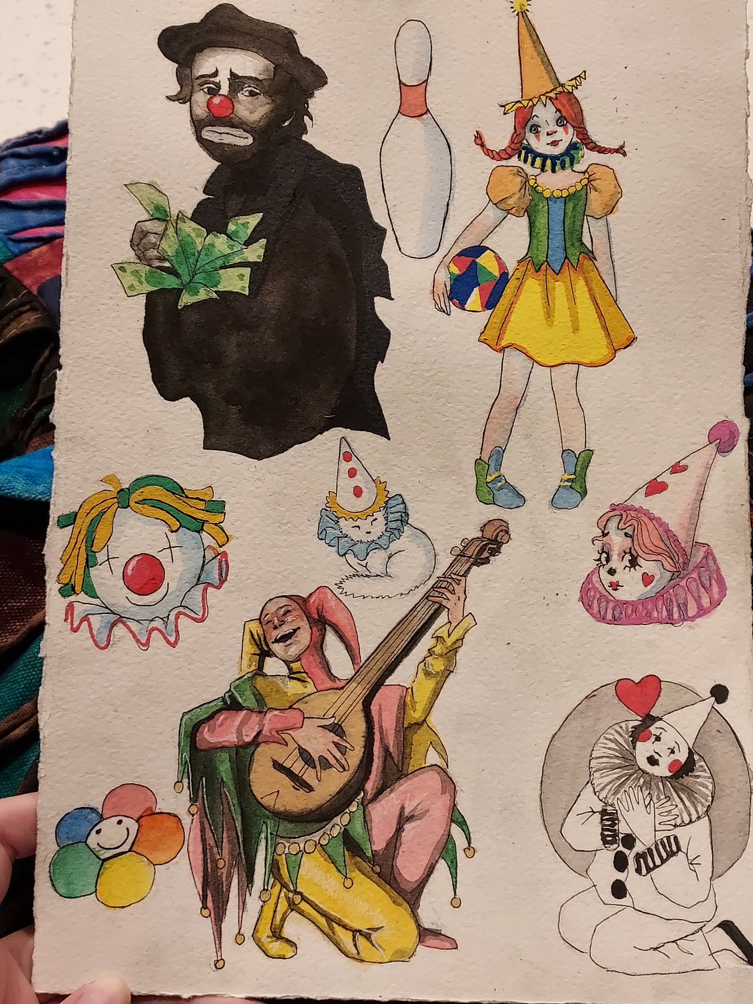 Clown Flash Art Killer Ink Tattoo On X: "Awesome Clown Inked By