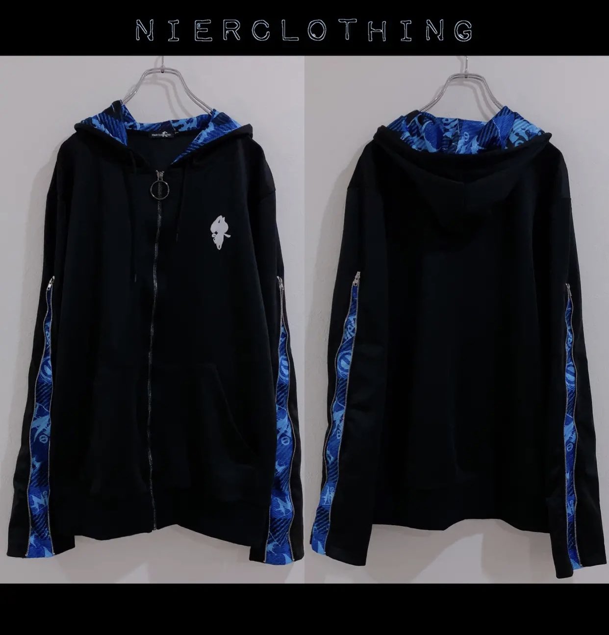 NieR Clothing on Twitter: "🎁本日〆切プレゼント企画🎁 袖ZIP 2WAY OUTER 【BLUE MOMENT】 🎁3名様にプレゼント🎁 ユニセックスアイテムになり ...