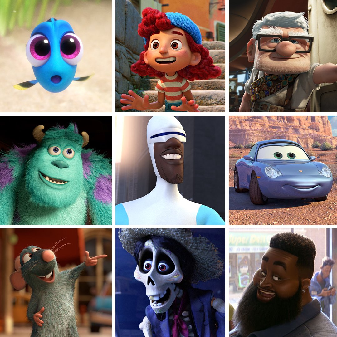 Pixar Characters