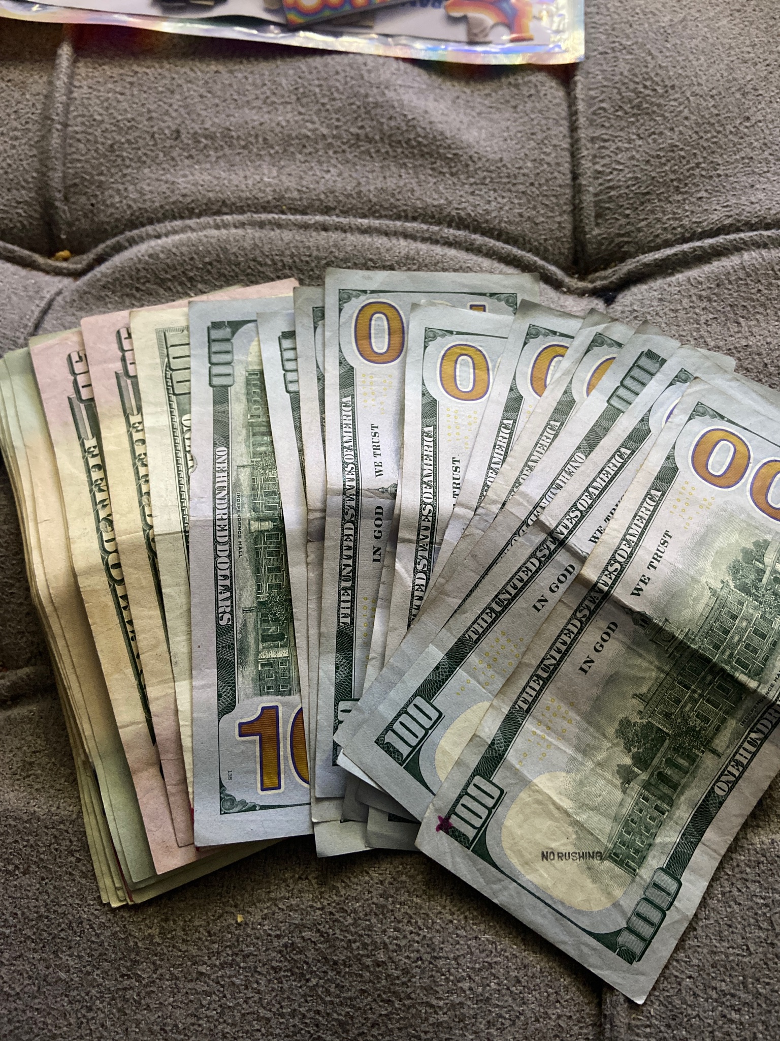 Real Black People Holding Money